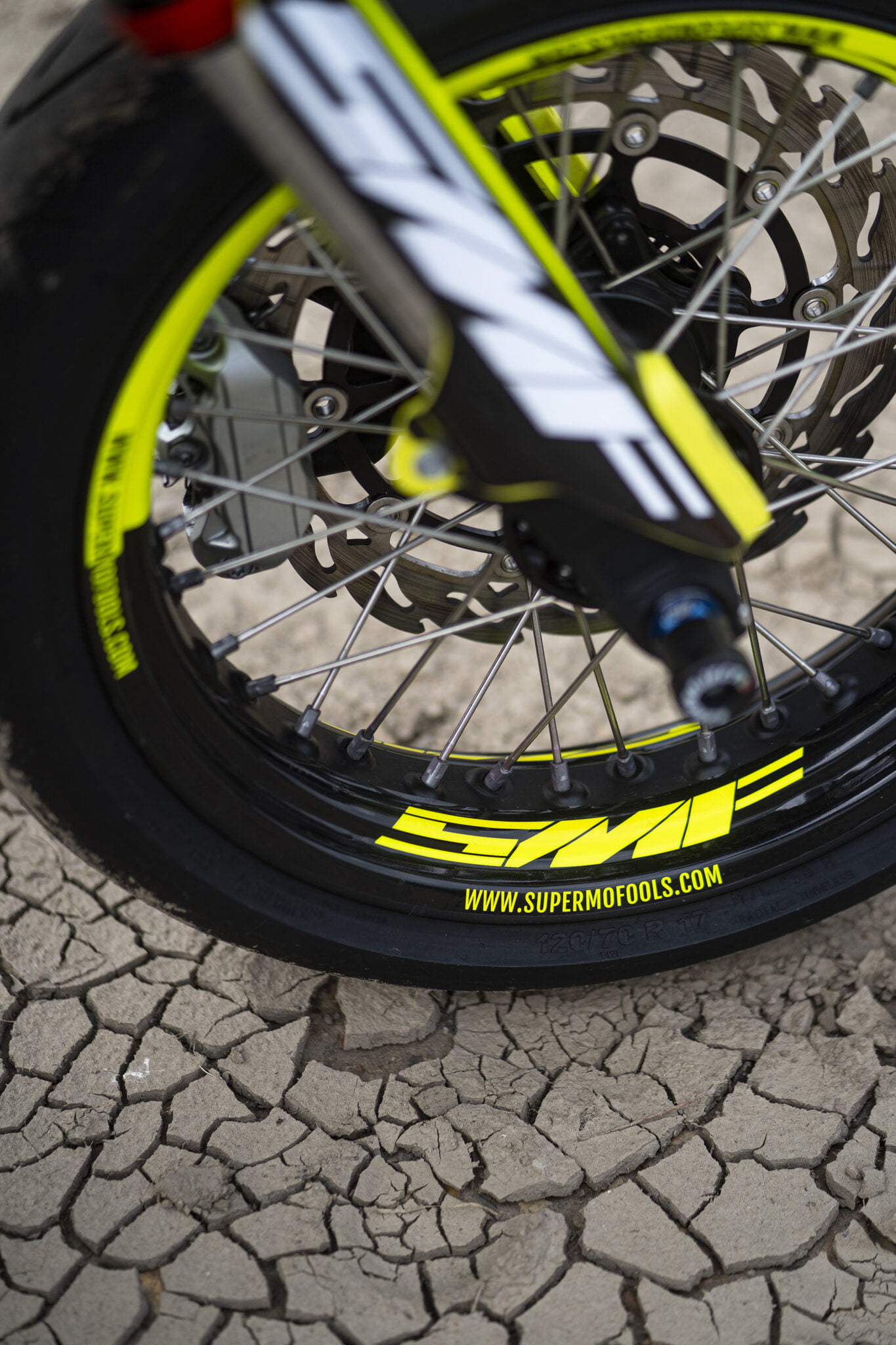 50/50 - Wheel decals Fluo Yellow - Supermofools