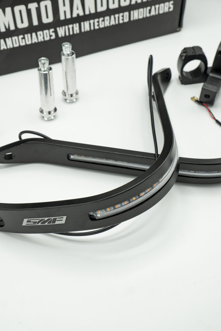 Supermoto handguards with integrated indicators - Supermofools