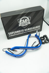 Supermoto handguards with integrated indicators - Supermofools